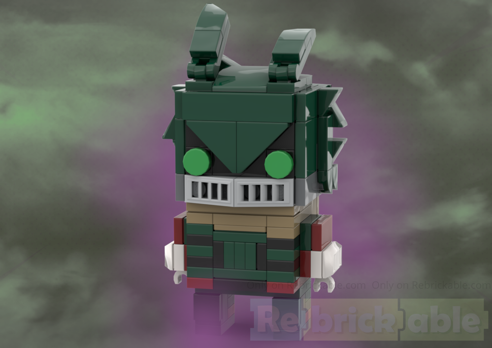 LEGO MOC Izuku Midoriya (Vigilante) BrickHead - My Hero Academia by ...