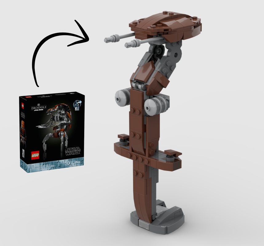 LEGO MOC Alternate Build: Stap Speeder Using Droideka set 75381 by ...