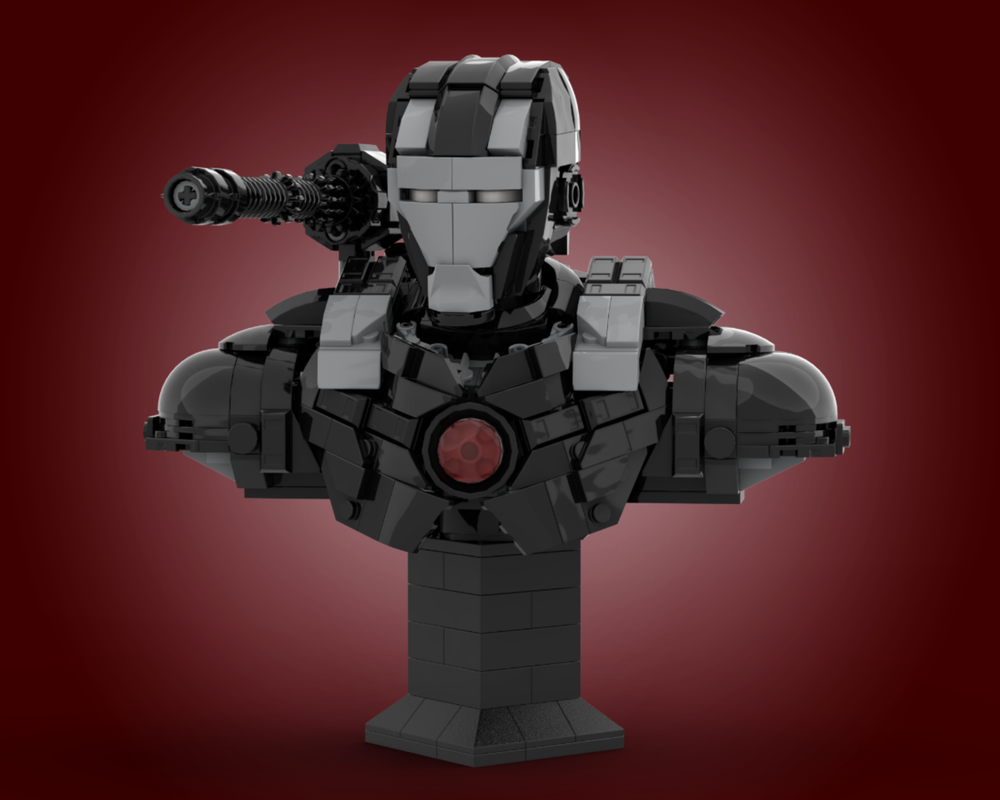 LEGO MOC War Machine MK 1 Bust by Ant0noo | Rebrickable - Build with LEGO