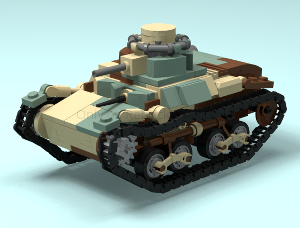 LEGO MOC-228893 Type 95 ha-go Japanese ww2 light tank (with interior ...