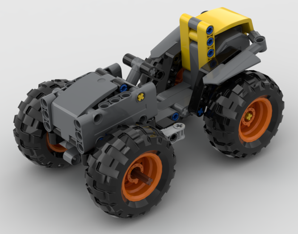 LEGO MOC MONSTER MOWER by Brickstarwars | Rebrickable - Build with LEGO