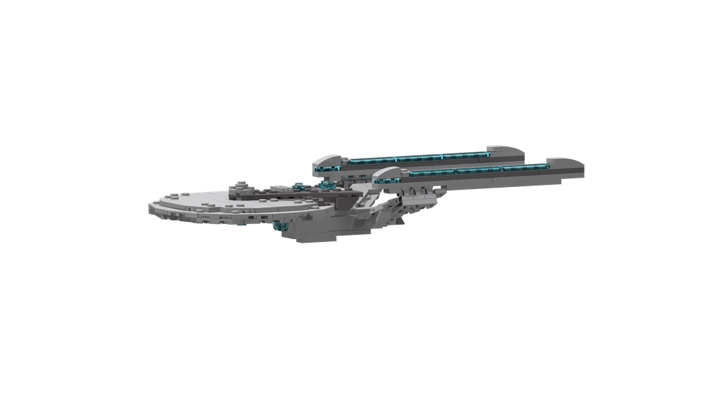 LEGO MOC Lexington-Class Command Ship by LegendAJ | Rebrickable - Build ...