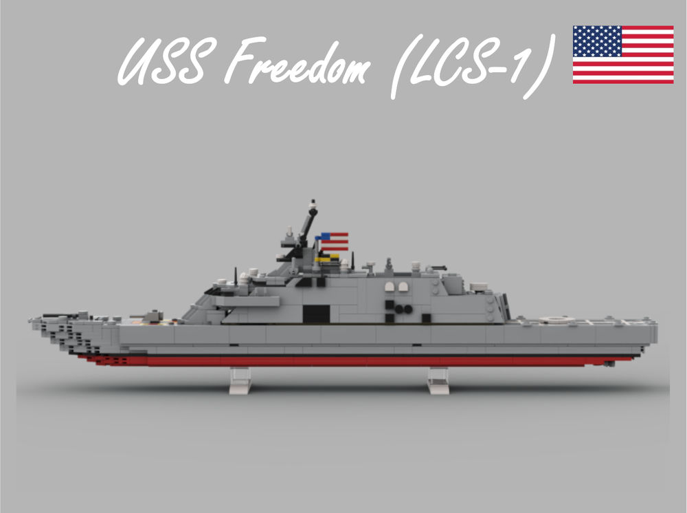 LEGO MOC-228926 USS Freedom (LCS-1) by BasicBuilder23 | Rebrickable ...