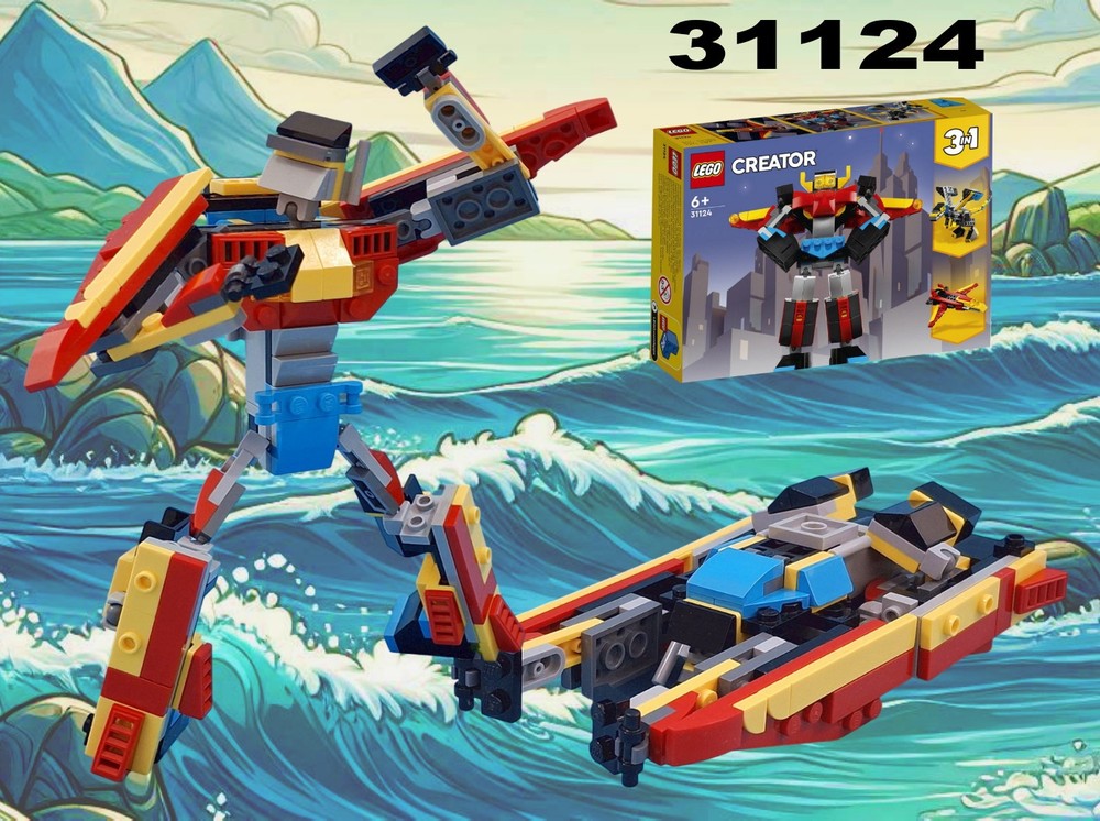 LEGO MOC Transformer Speedboat , alternative built of LEGO Creator ...