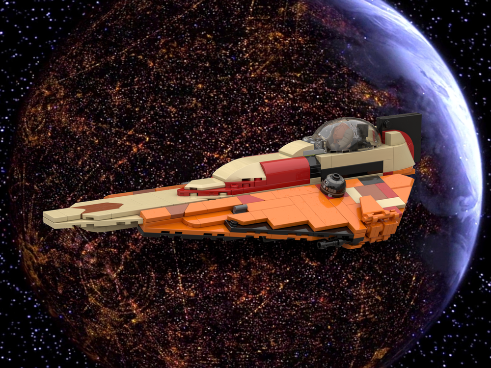 LEGO MOC Saesee Tiin's modified Delta-7 Aethersprite-class Starfighter ...