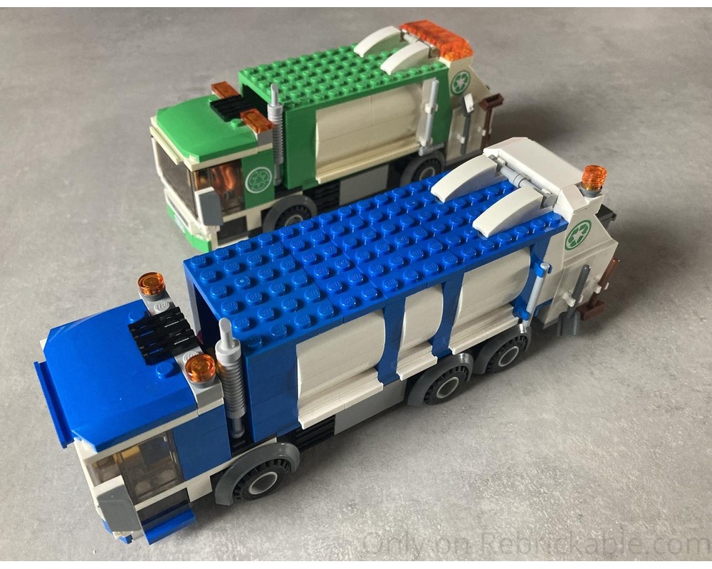 LEGO MOC Garbage truck MOD of the Lego 4432 by sualc | Rebrickable ...