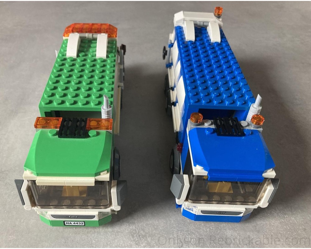 LEGO MOC Garbage truck MOD of the Lego 4432 by sualc | Rebrickable ...