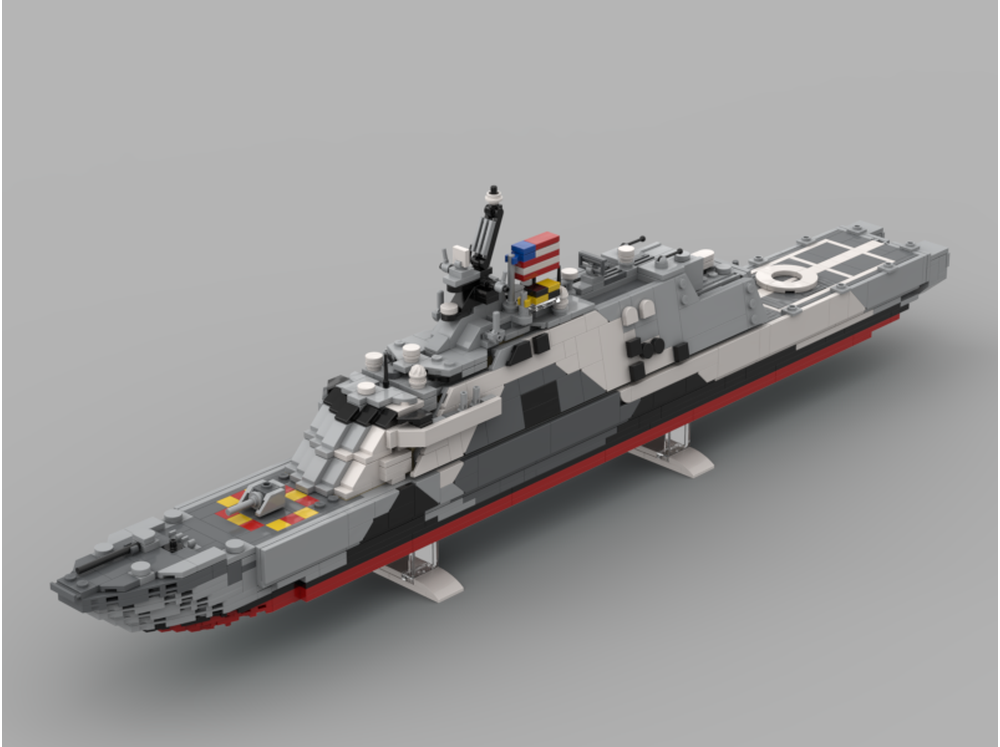 LEGO MOC USS Freedom (LCS-1) Camouflage by BasicBuilder23 | Rebrickable ...