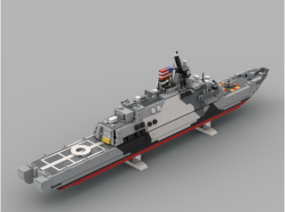 LEGO MOC-229007 USS Freedom (LCS-1) Camouflage by BasicBuilder23 ...