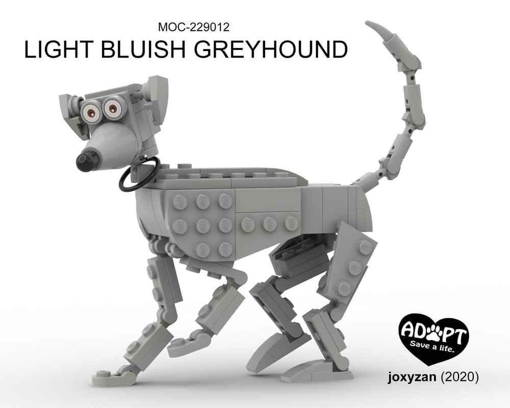 LEGO MOC Light Bluish Greyhound by joxyzan | Rebrickable - Build with LEGO