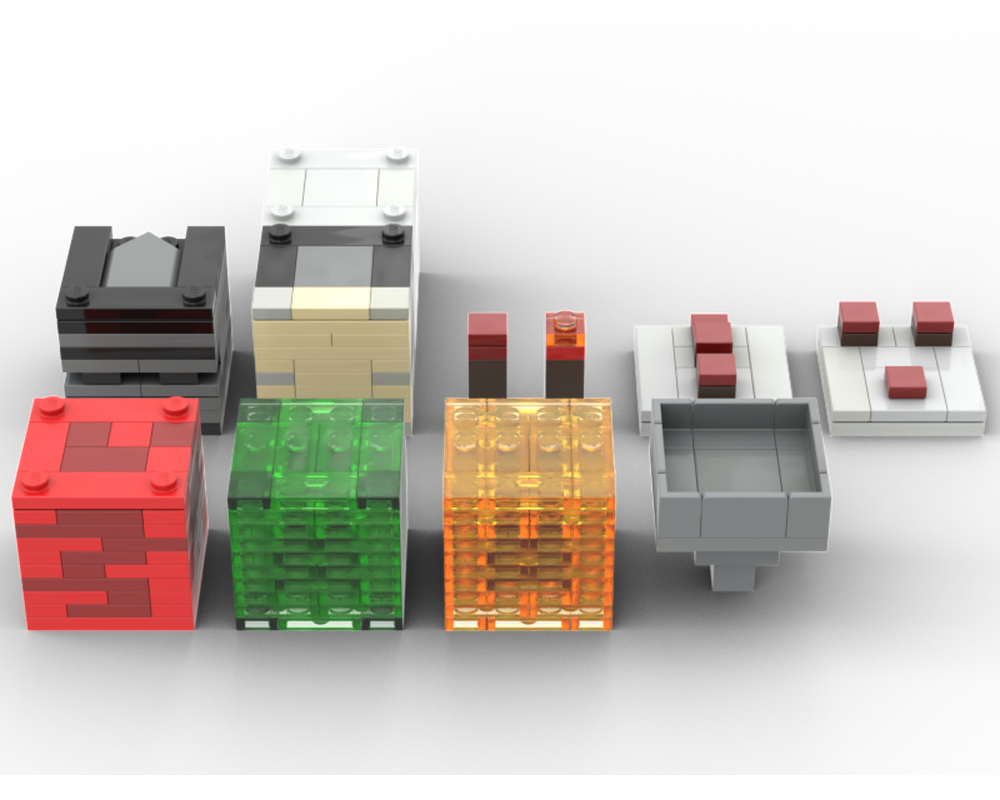 LEGO MOC-229056 Nine Redstone Components (4*4) by BrickTactician ...