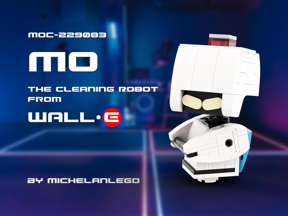 LEGO MOC MO - cleaning robot from WALL-E by Michelanlego | Rebrickable ...