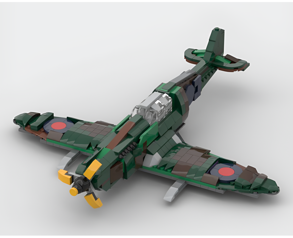 LEGO MOC Spitfire Supermarine by joeld3485 | Rebrickable - Build with LEGO