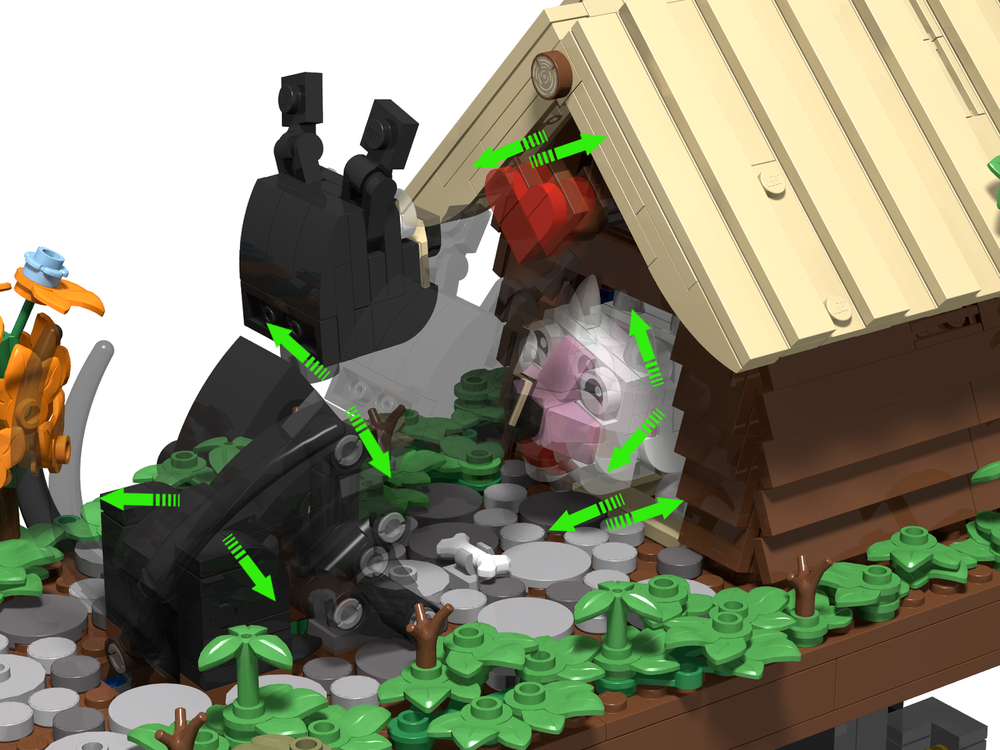 LEGO MOC Dog Bob and his girlfriend Lili in love by bloco_de_ideias ...