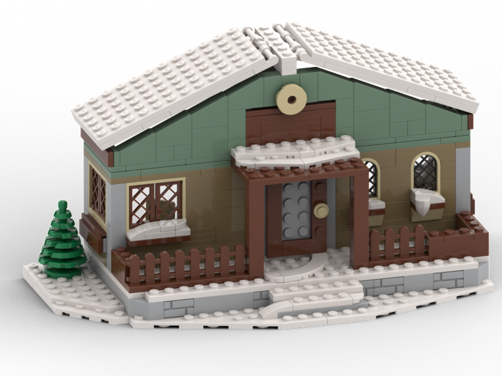 LEGO MOC Cosy Cabin by faint_range14 | Rebrickable - Build with LEGO