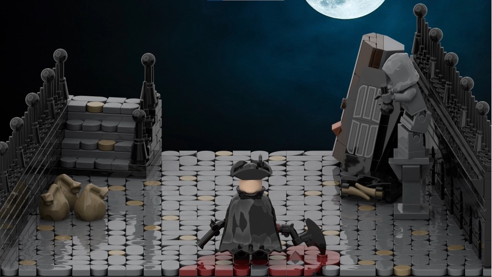 LEGO MOC Bloodborne The Hunter by legoalfactotum | Rebrickable - Build ...