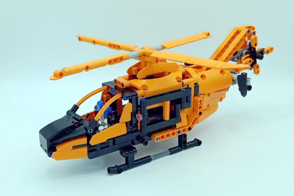 LEGO MOC-229147 42204 Helicopter by Nequmodiva | Rebrickable - Build ...