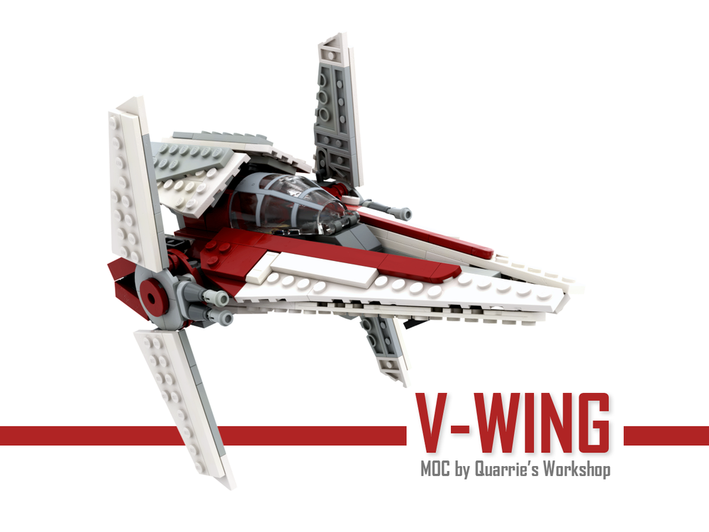 LEGO MOC V-Wing by Quarries Workshop | Rebrickable - Build with LEGO