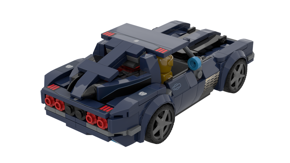 LEGO MOC 76920 Sting Ray Coupe 63 by Schwimpy | Rebrickable - Build ...