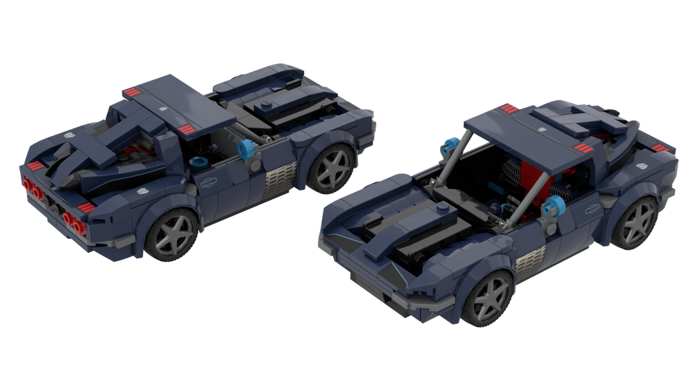 LEGO MOC 76920 Sting Ray Coupe 63 by Schwimpy | Rebrickable - Build ...