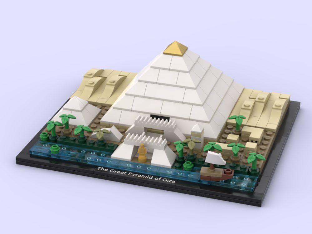 LEGO MOC Pyramid of Giza (Small version) by AmyBricks | Rebrickable ...