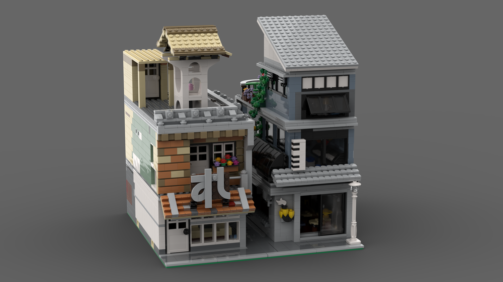LEGO MOC 10255 - Japanese restaurants remodel by micke_berglund ...