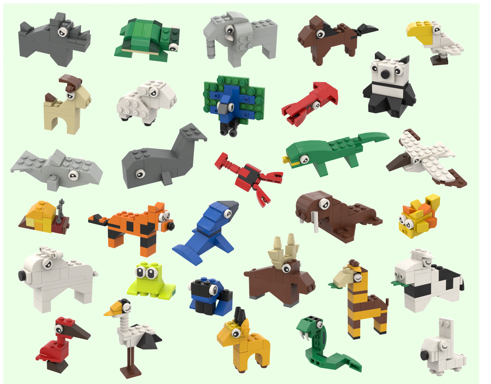 LEGO MOC-229179 Animals around the world by AmyBricks | Rebrickable ...