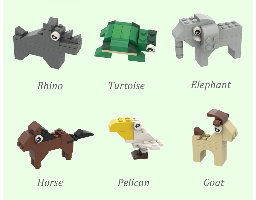 LEGO MOC-229179 Animals around the world by AmyBricks | Rebrickable ...