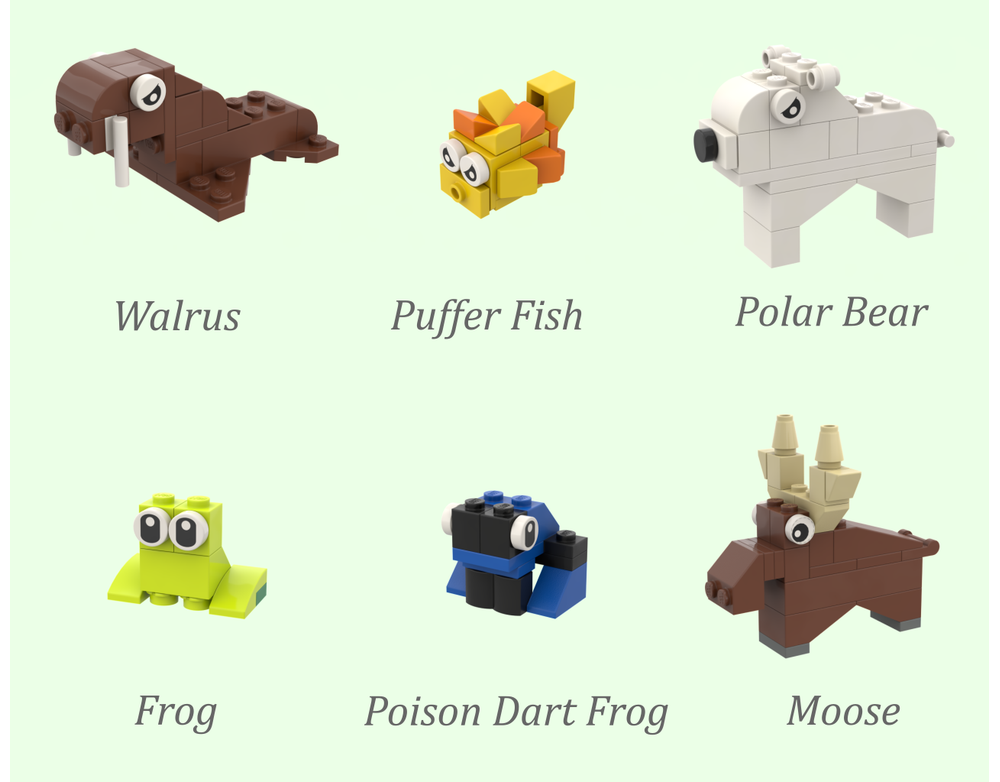 LEGO MOC-229179 Animals around the world by AmyBricks | Rebrickable ...