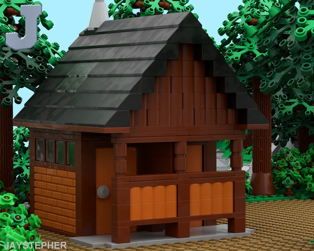 LEGO MOC Vault Toilet Outhouse by jaystepher | Rebrickable - Build with ...