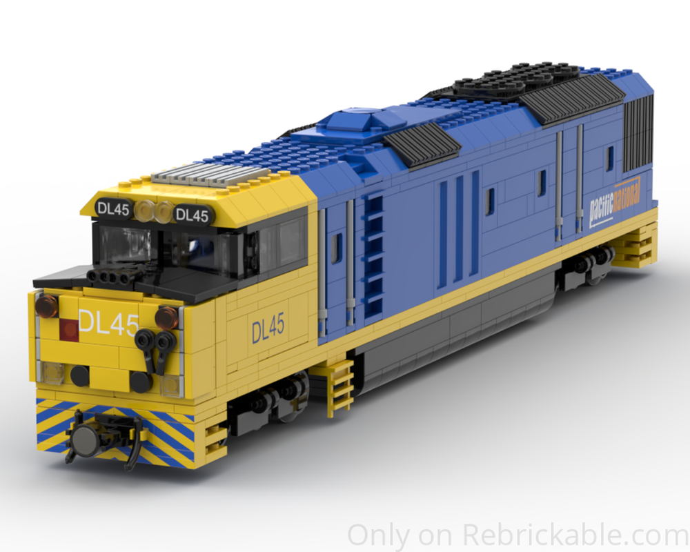 LEGO MOC Pacific National DL Class Locomotive | 8 - Wide | Power ...