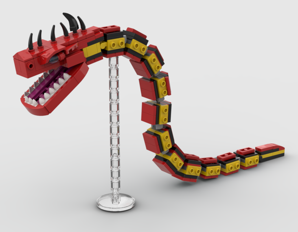 LEGO MOC How To Train Your Dragon Slitherwing Dragon Moc (Wingless) by ...