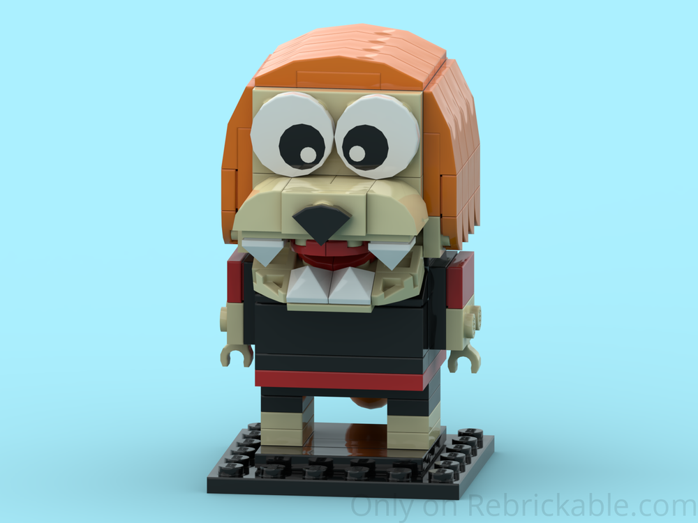 LEGO MOC Brickheadz Spartacat Mascot by aa_lego_creations | Rebrickable ...