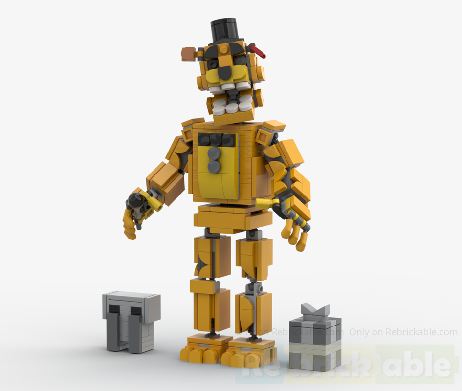 LEGO MOC-229203 Withered Golden Freddy - Five Nights at Freddy's 2 by ...