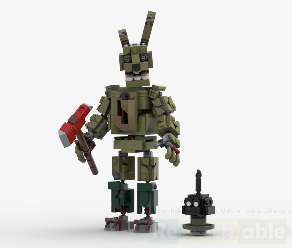 LEGO MOC Springtrap - Five Nights at Freddy's 3 by 2MyTailfin ...