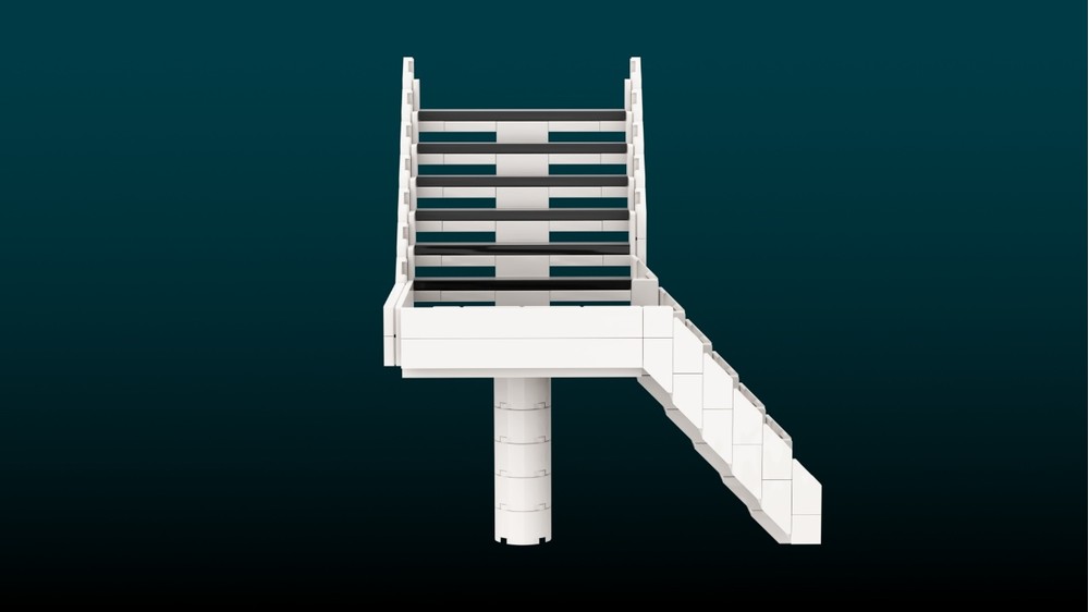 LEGO MOC Modern Stairs by felix.rebricks | Rebrickable - Build with LEGO