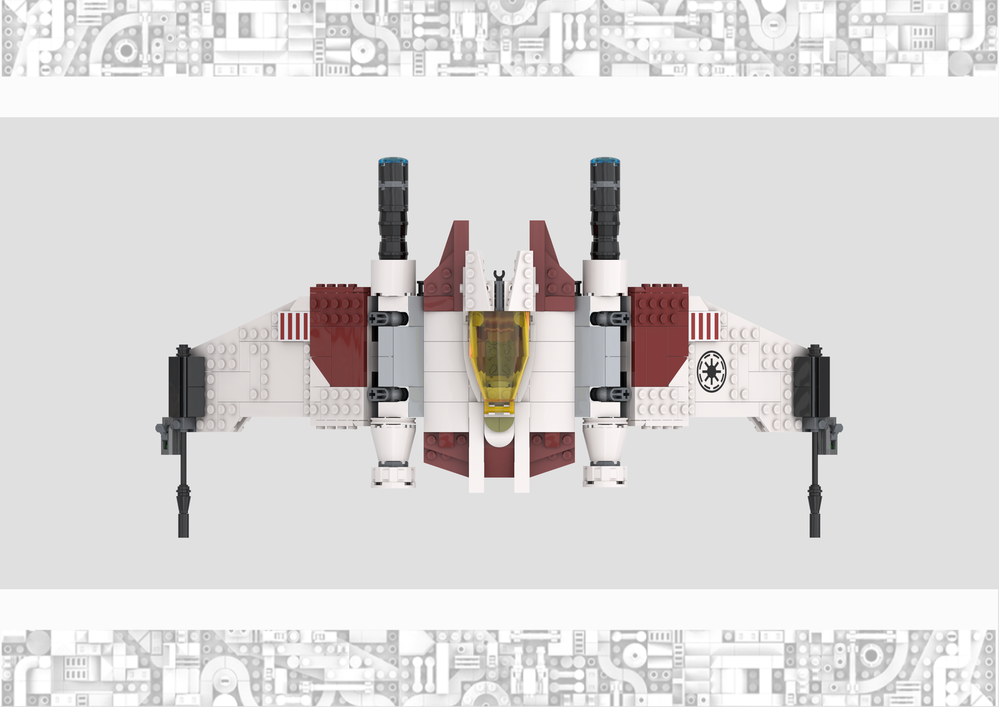 LEGO MOC-229231 V-19 Torrent Starfighter - Set 75432 Modification by ...