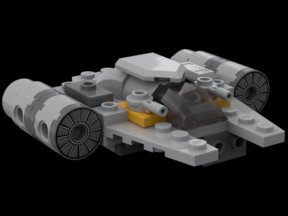 LEGO MOC Millennium Styled Razor Crest by TigarDF | Rebrickable - Build ...