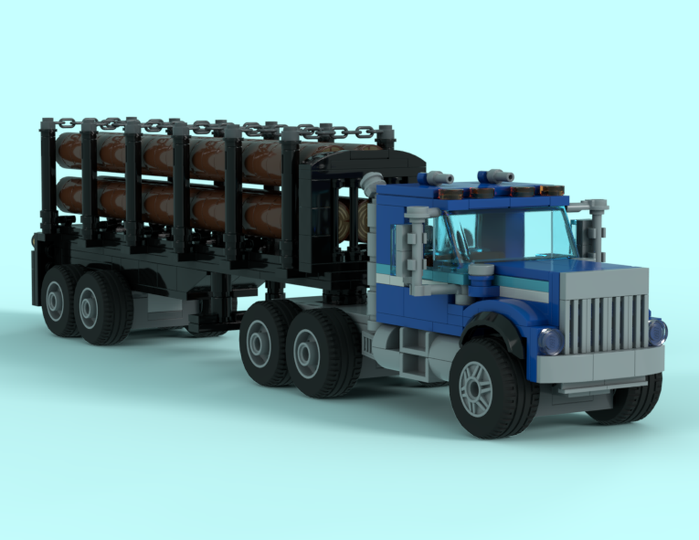 LEGO MOC Buffalo Logging Truck by BigTrainBricks | Rebrickable - Build ...
