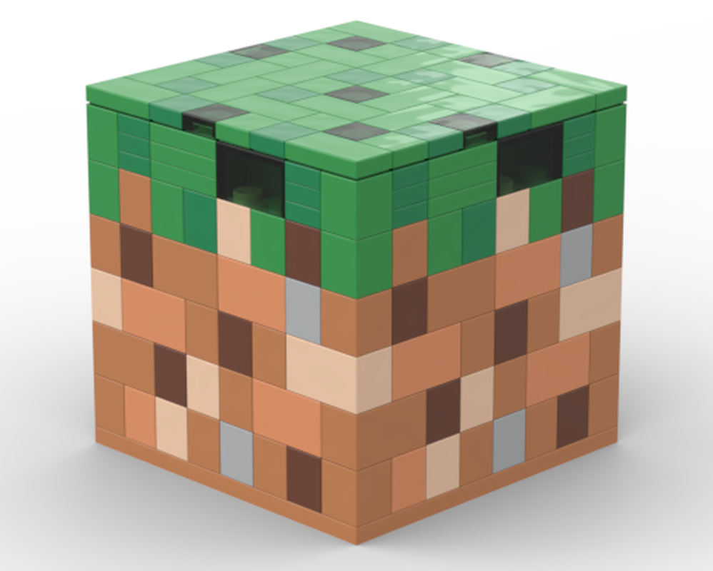 LEGO MOC Grass Block by aure bricks | Rebrickable - Build with LEGO