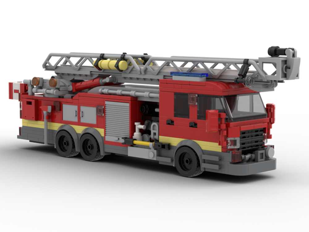 LEGO MOC Fire Truck | Ladder 1 by NLdude77 | Rebrickable - Build with LEGO
