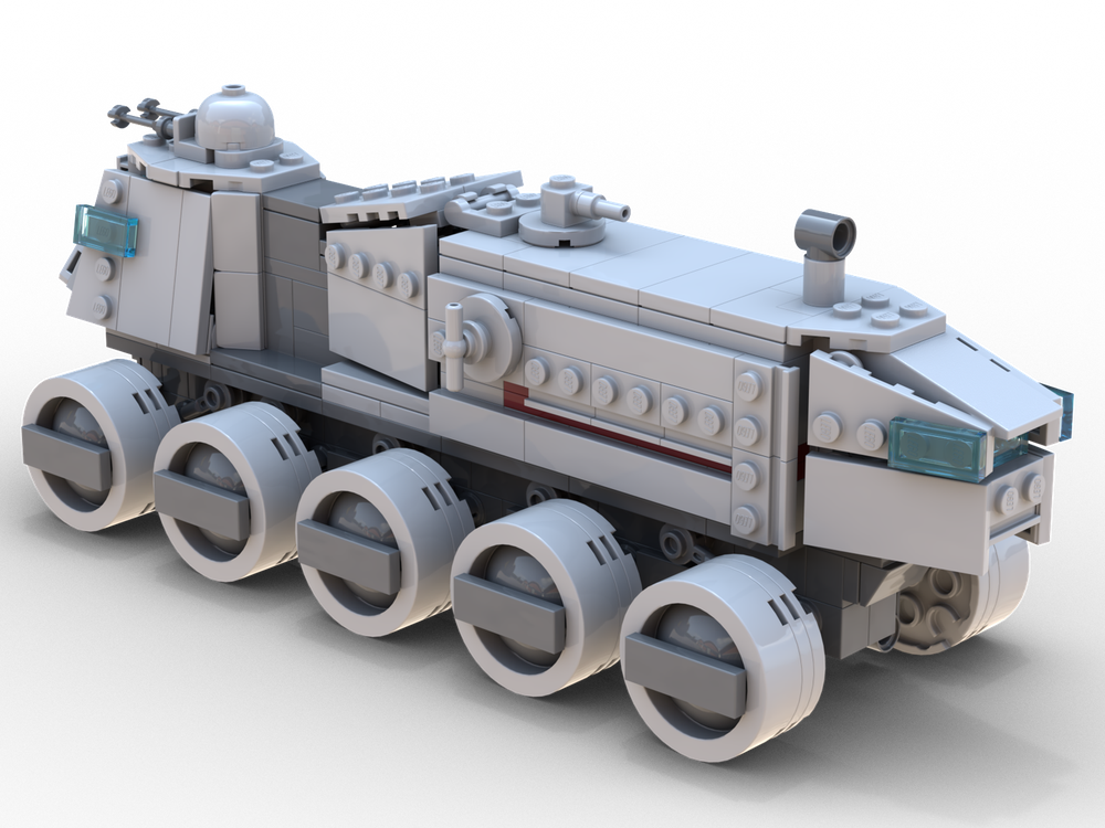 LEGO MOC Midi Scale Turbo Tank (Republic Juggernaut) by Goldblast ...