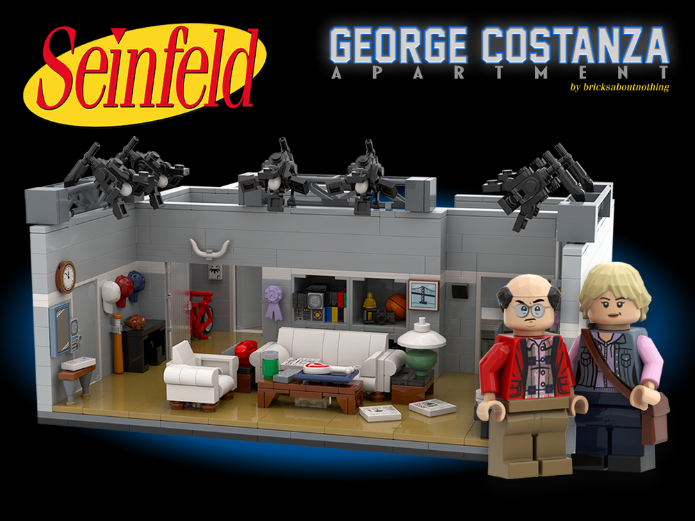 LEGO MOC Seinfeld - George Costanza Apartment by bricksaboutnothing ...