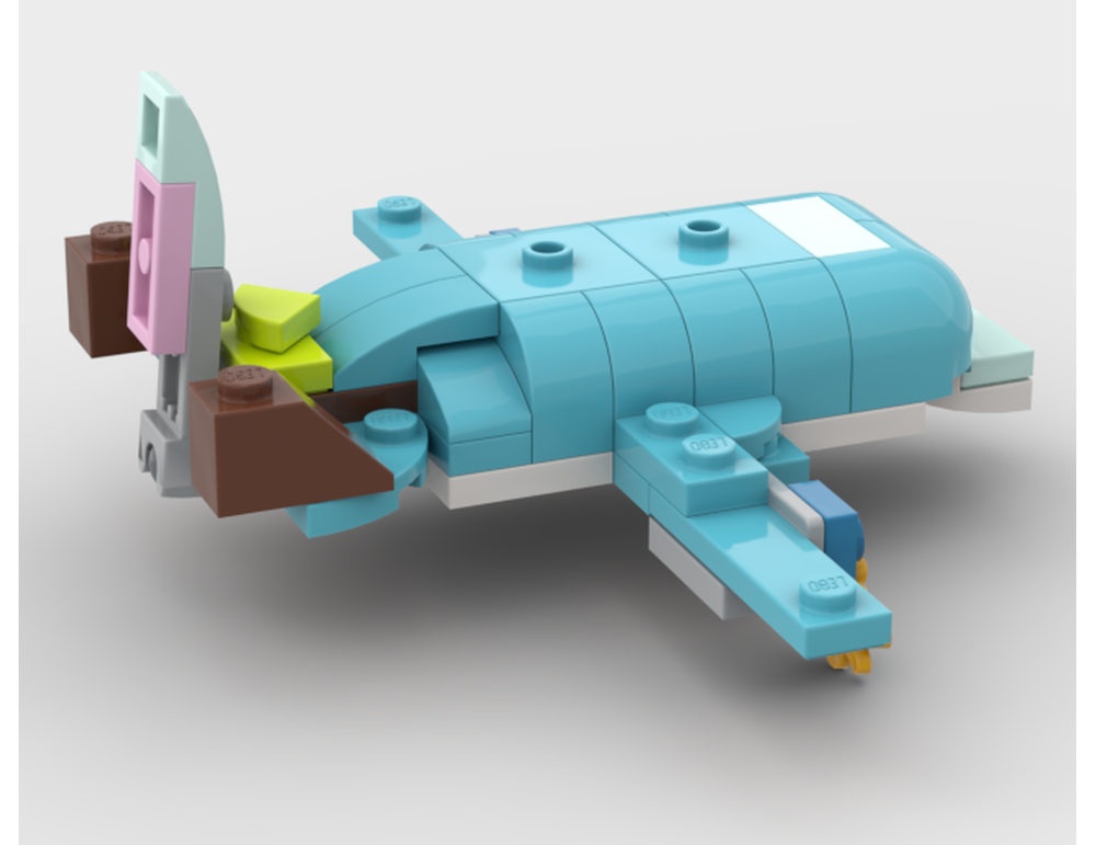 LEGO MOC-229293 31128 Beluga Plane by Rovel | Rebrickable - Build with LEGO