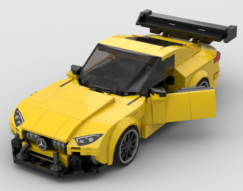 LEGO MOC Mercedes AMG GT Black Series Lego MOC With Opening Doors And ...