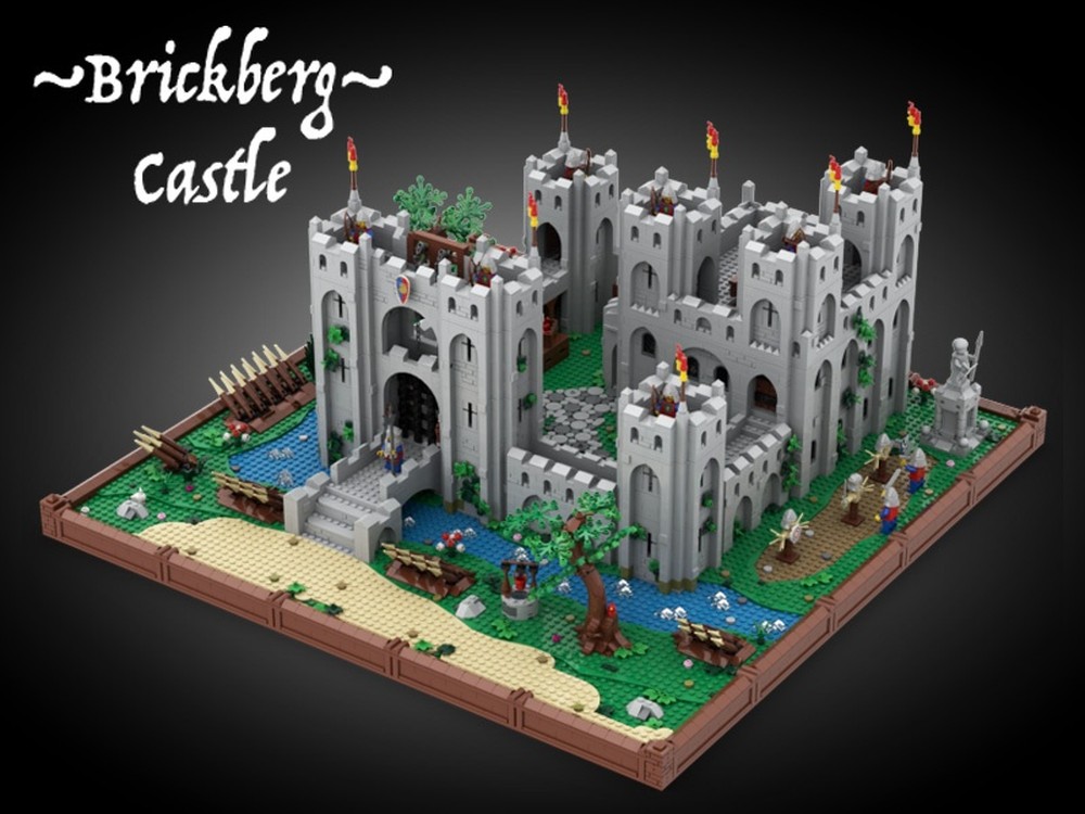 LEGO MOC Brickberg Castle by Mikey_Brickalloti | Rebrickable - Build with LEGO