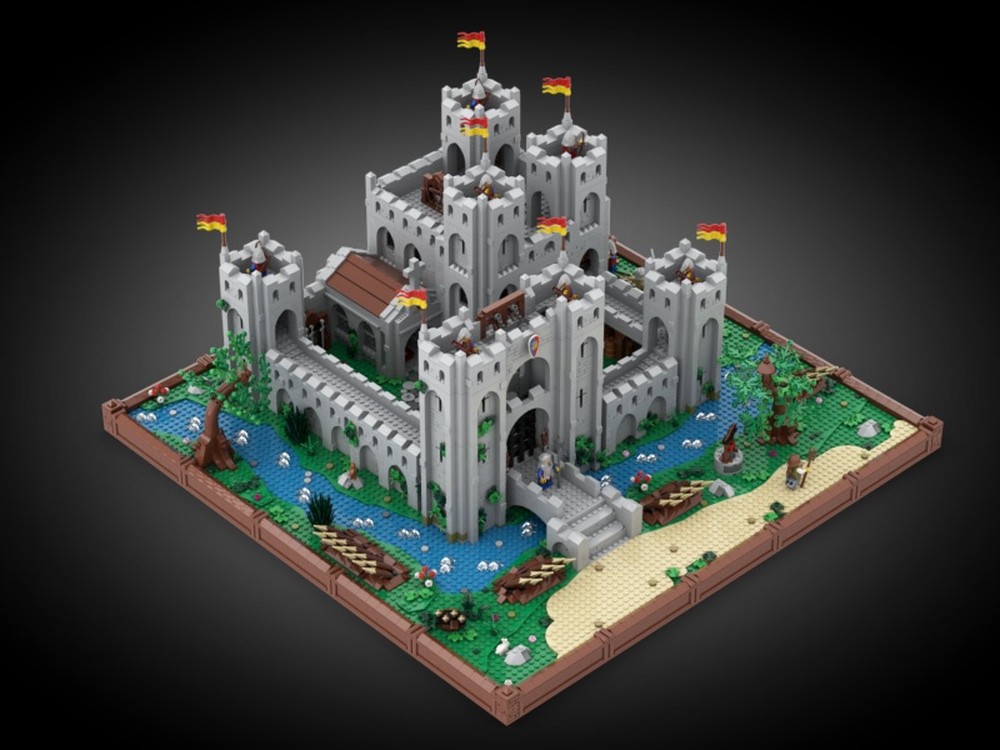 LEGO MOC Brickberg Castle by Mikey_Brickalloti | Rebrickable - Build with LEGO