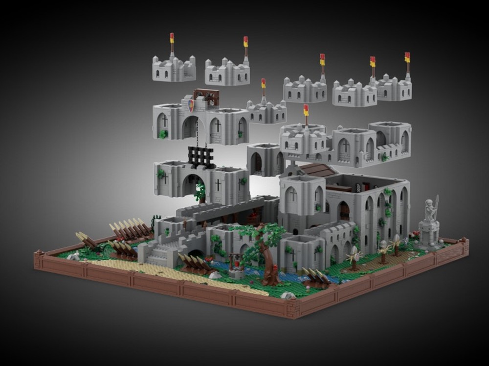 LEGO MOC Brickberg Castle by Mikey_Brickalloti | Rebrickable - Build with LEGO