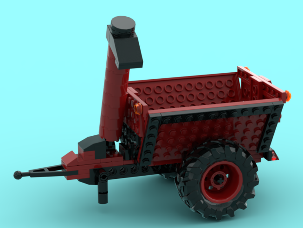 LEGO MOC-229314 Red Grain Cart by medleyj | Rebrickable - Build with LEGO