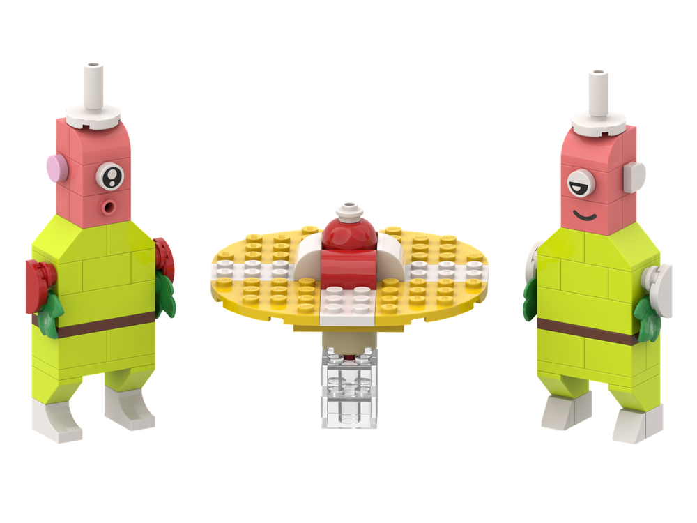 LEGO MOC 11039 Aliens and Flying Saucer by Dafeld | Rebrickable - Build ...